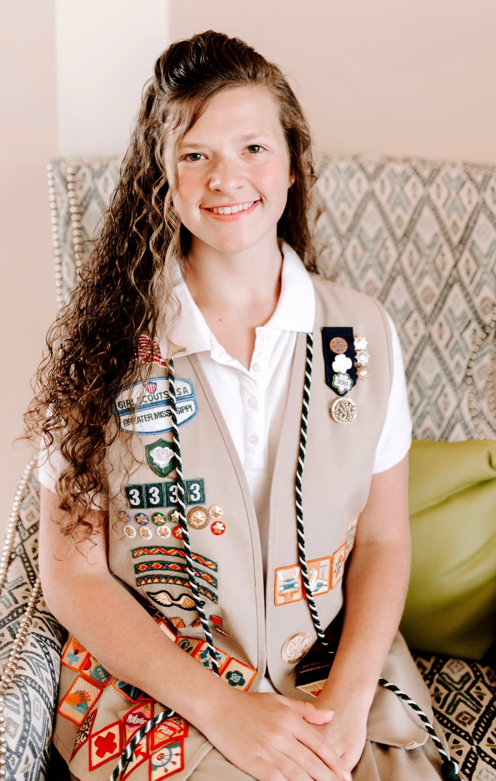 The Girl Scouts' highest honor, the Gold Award, was presented to Girl ...