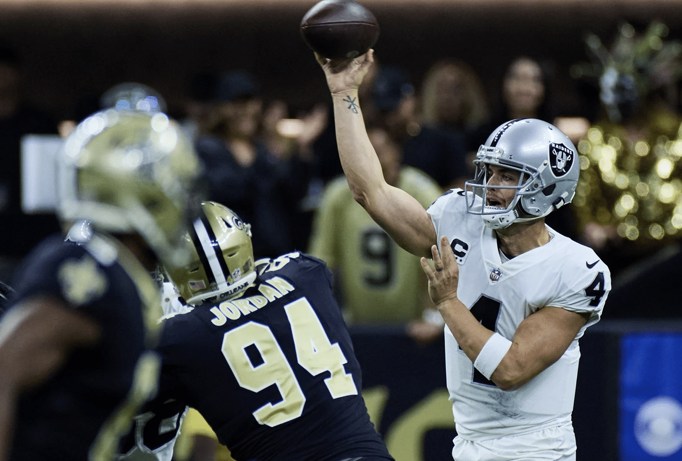 Saints new quarterback Derek Carr pays homage to Brett Favre ...
