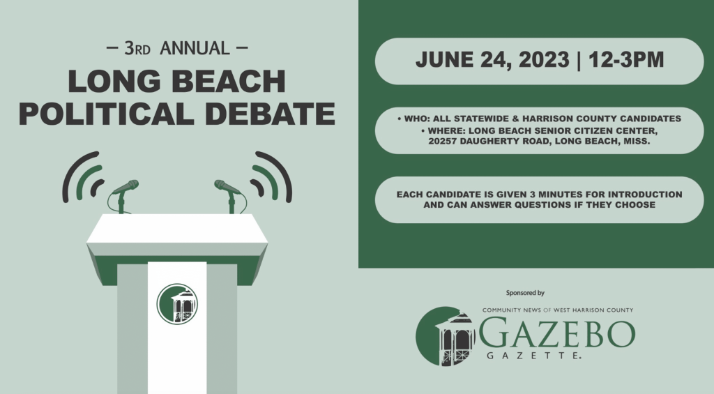 Annual Long Beach Political Debate returns June 24 - SuperTalk Mississippi