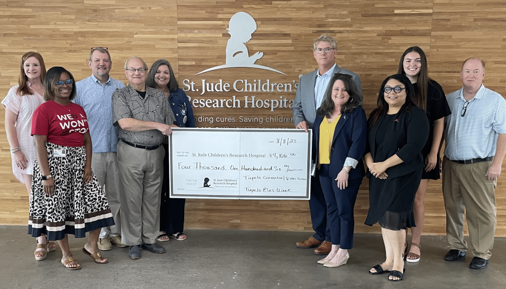 Tupelo Elvis Festival presents check to St. Jude's Children's Hospital ...