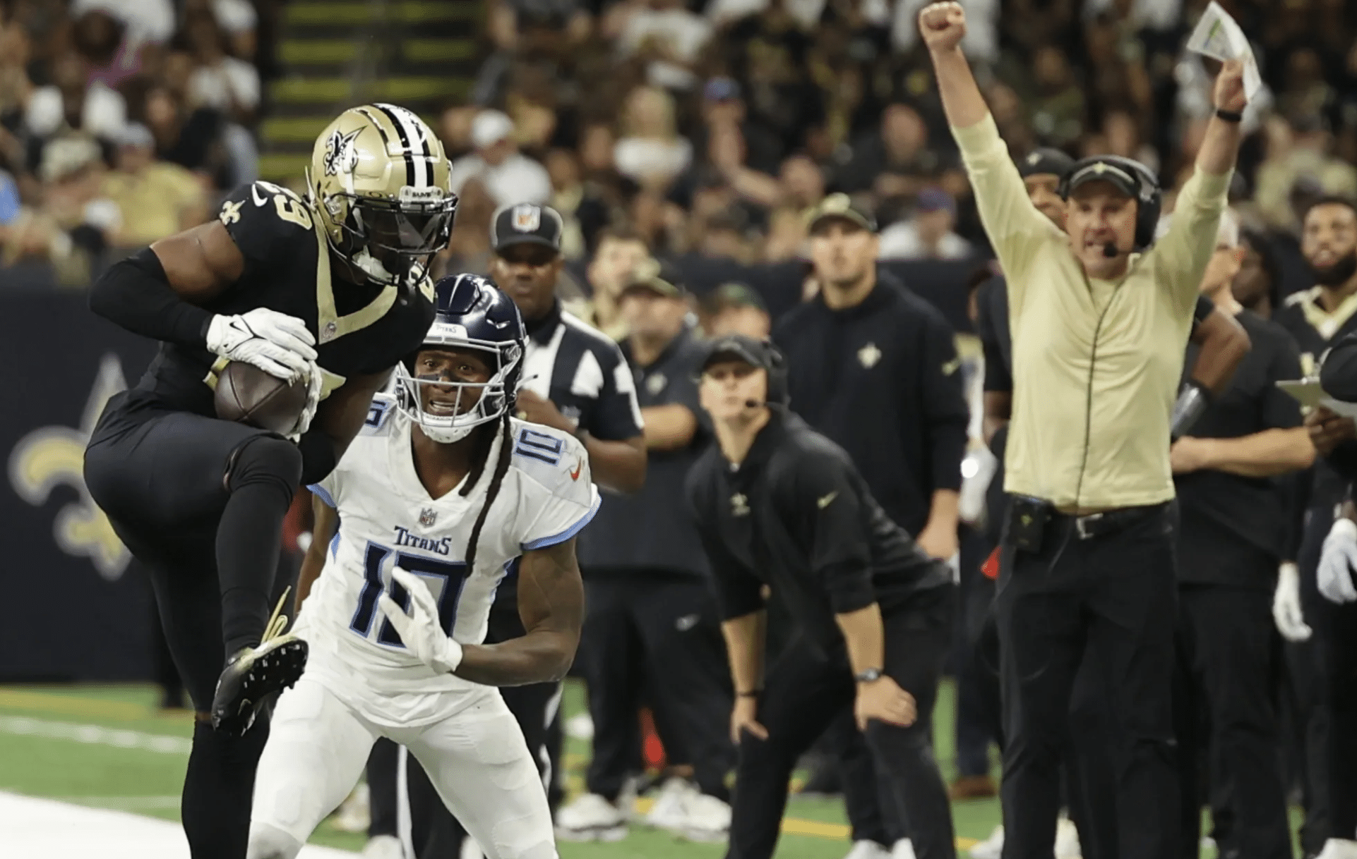 New Orleans Saints open season with one-point win over Titans ...