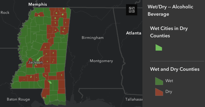 Mississippi House passes bill allowing small towns in dry counties to ...