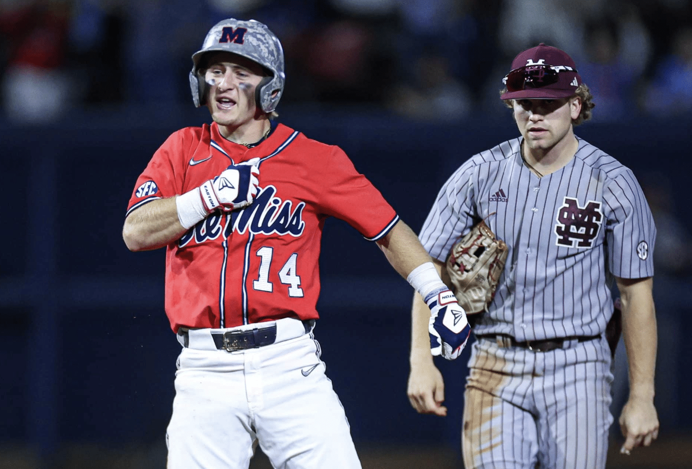 Ole Miss evens the series against Mississippi State in crazy 10-9 extra ...