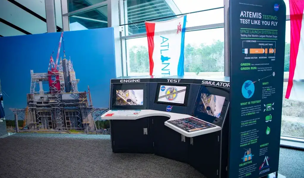 NASA's Stennis Space Center hosts exhibit placing visitors in driver ...