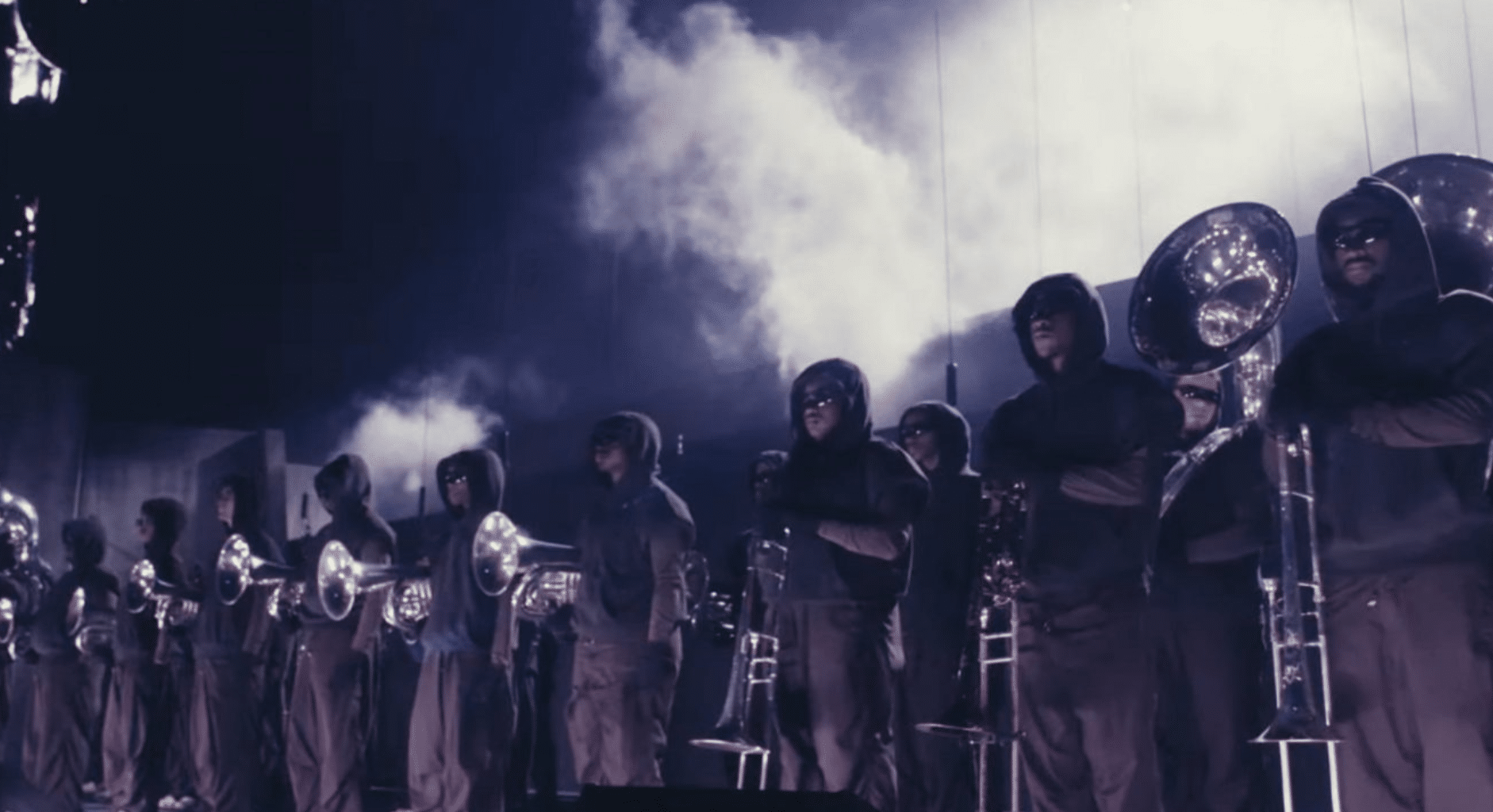 Jackson State's Sonic Boom of the South performs with Travis Scott at ...