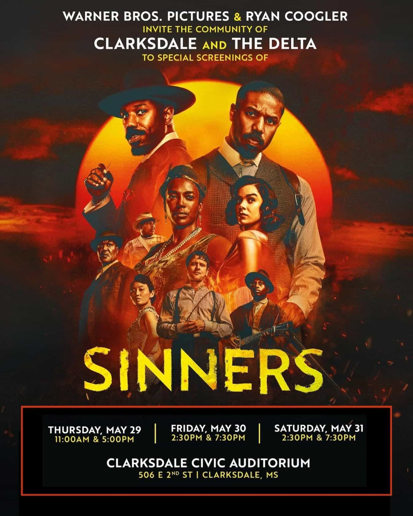 Ryan Coogler bringing 'Sinners' to Clarksdale after community ...