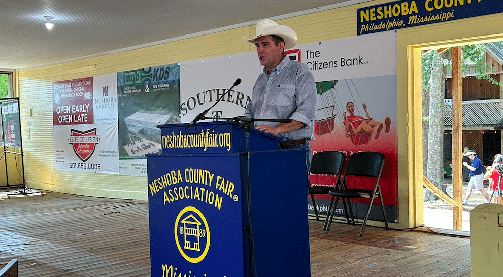 Ag Commissioner Andy Gipson jockeys for governor at Neshoba County Fair ...