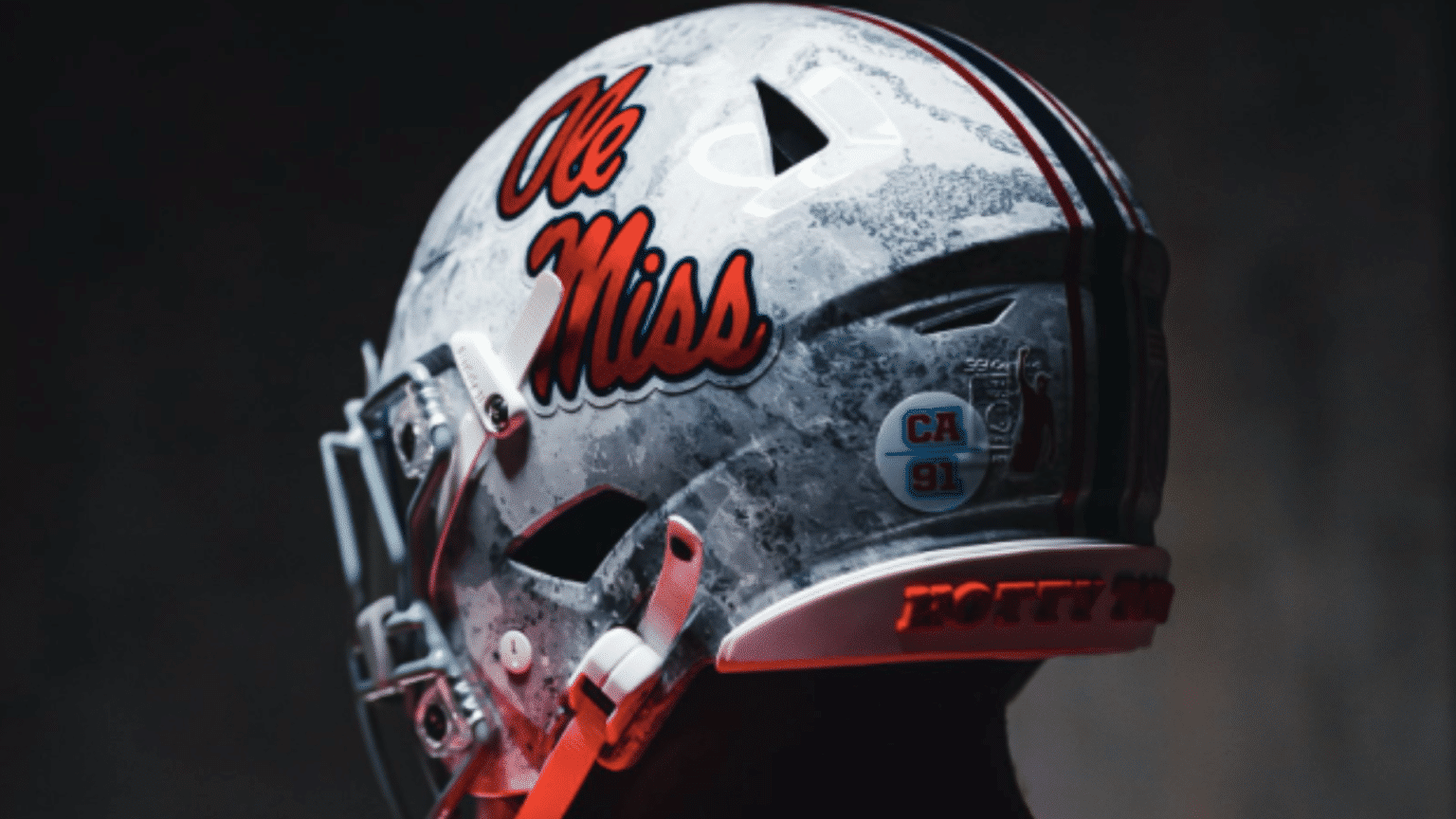 Ole Miss unveils new football helmet in partnership with Realtree ...