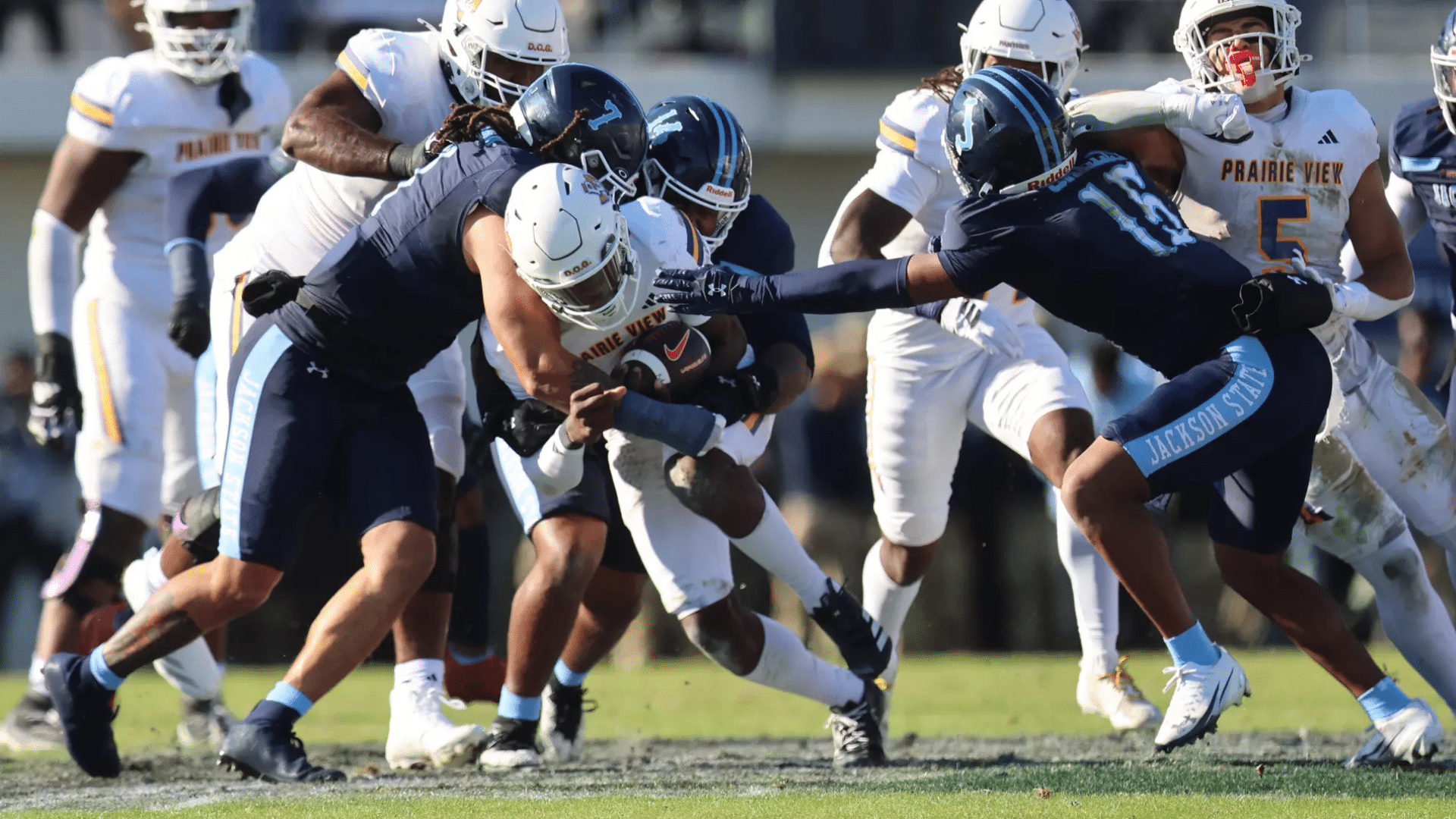 Jackson State falls to Prairie View A&M, 23-21, in SWAC Championship ...