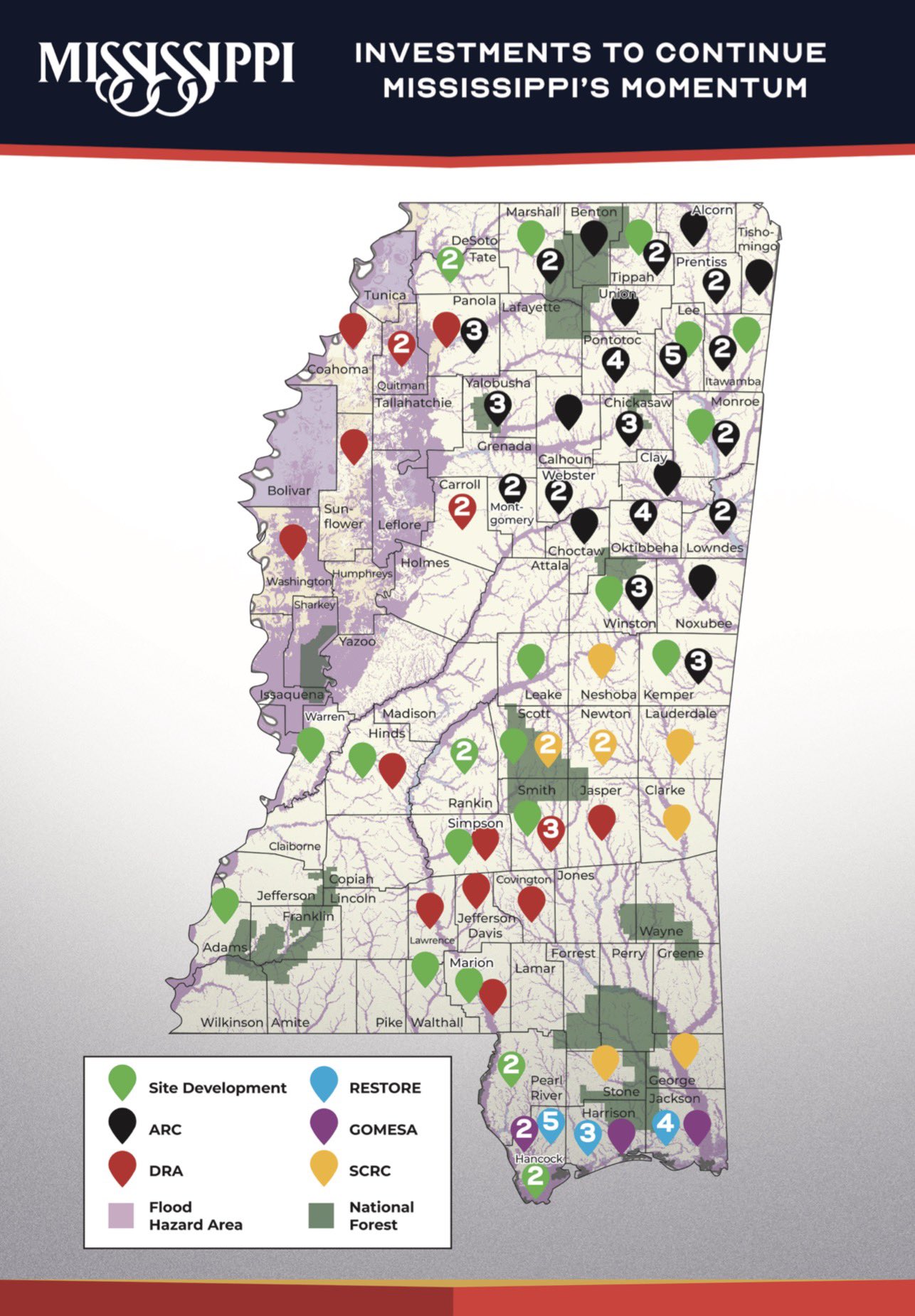 Mississippi investing $100 million on projects to spur economic ...