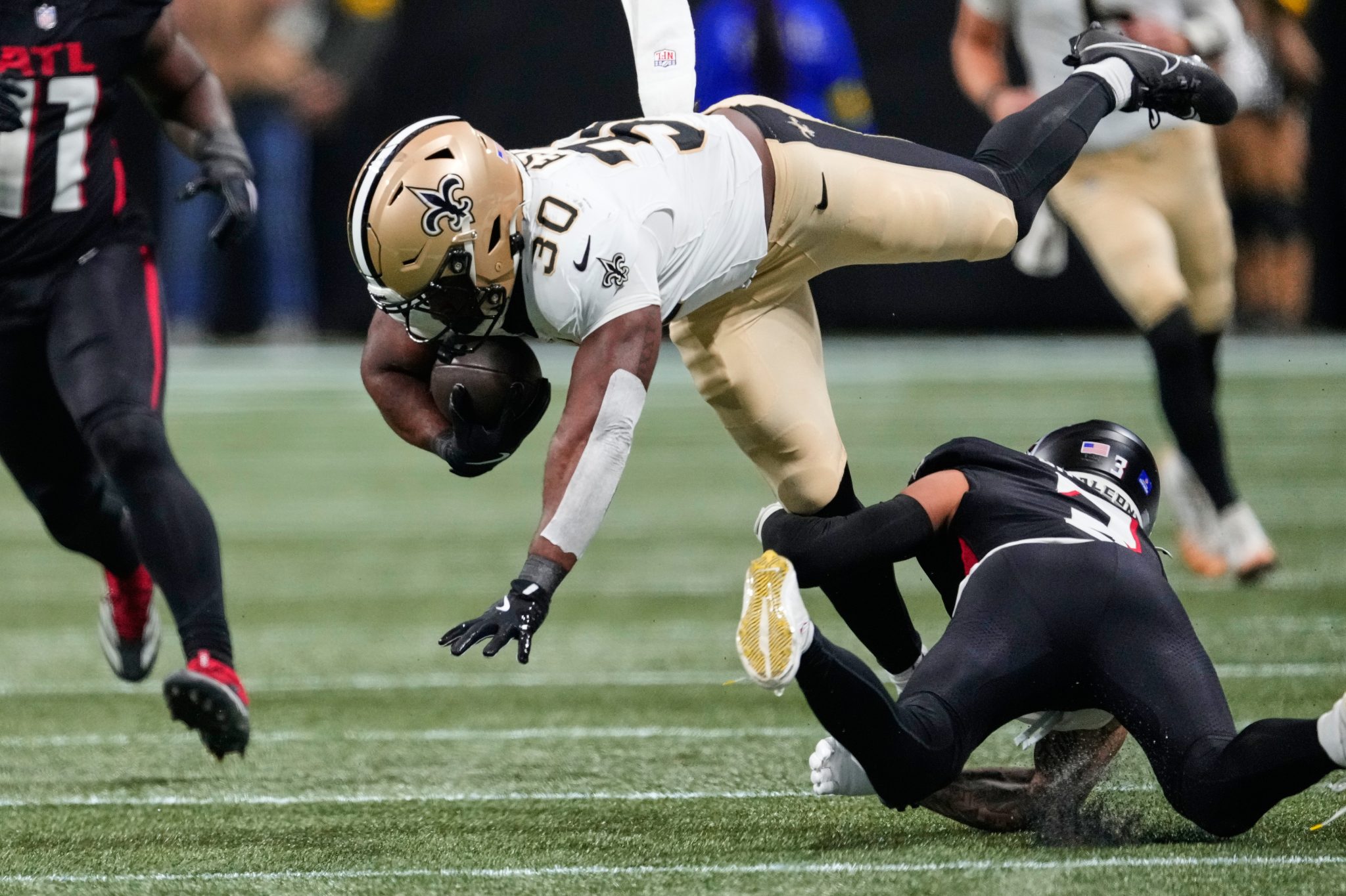 Saints lose to Falcons, 19-17, ending 2025-26 season - SuperTalk ...